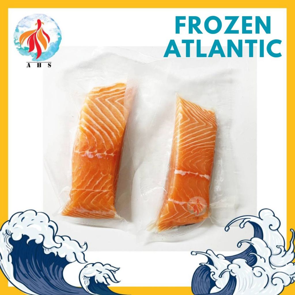 【Frozen】Atlantic Salmon Fillet 1kg Allo Ha Seafood | Shopee Malaysia