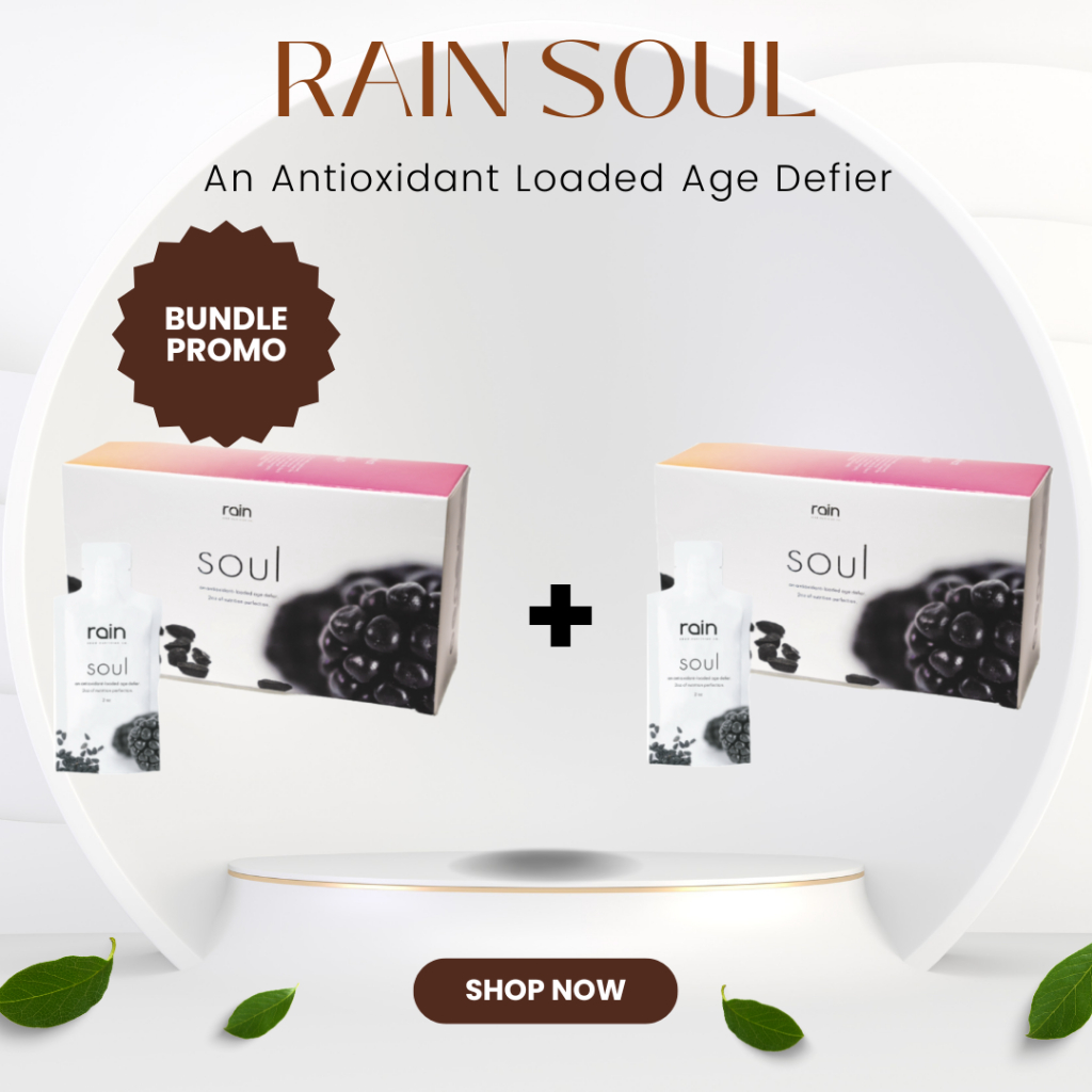 (2 boxes) Rain Soul Pure Wellness 2 boxes (60ml x 60 packets) | Shopee ...