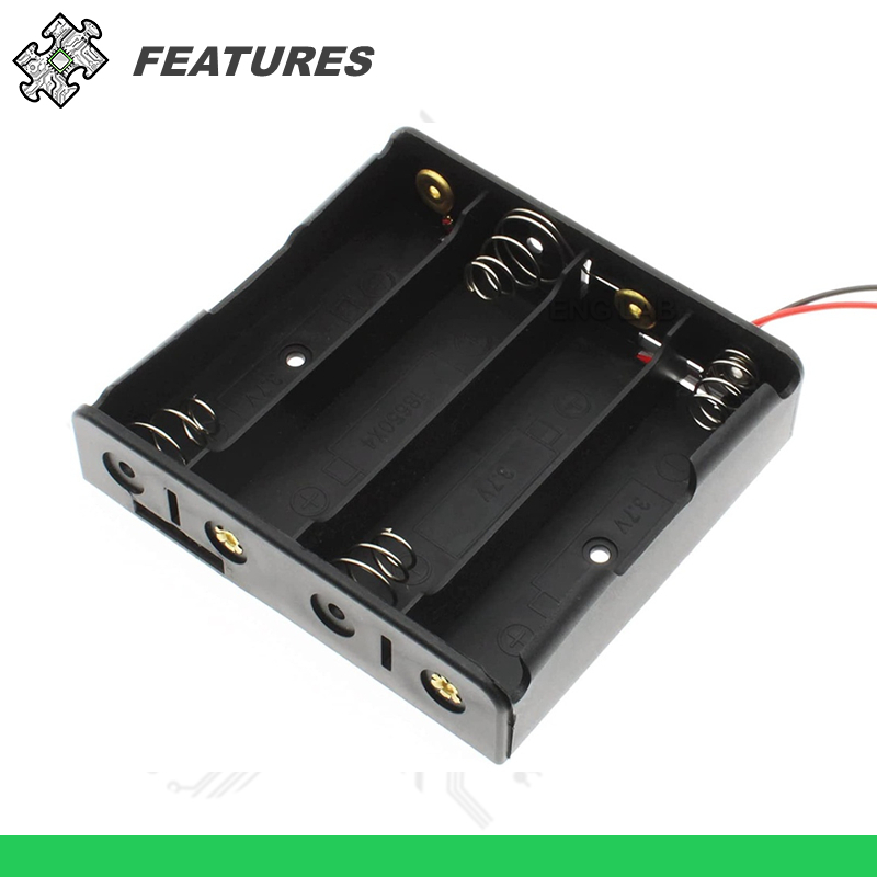18650 Battery Holder Socket with Wire Multiply Size Options 18650 ...