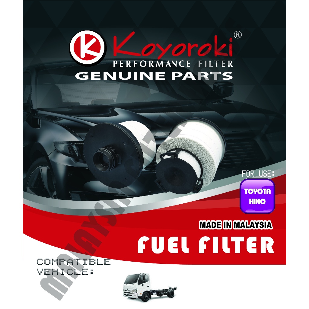 HINO DUTRO 300 SERIES(XZC730) PENAPIS FUEL FILTER RHN-78260-FU 23304 ...