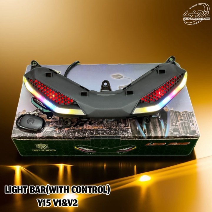 Y15ZR V1 V2 LED Mata Gaban Y15 Signal Light Pilot Lamp Signal Lampu Dada With Remote Control ...