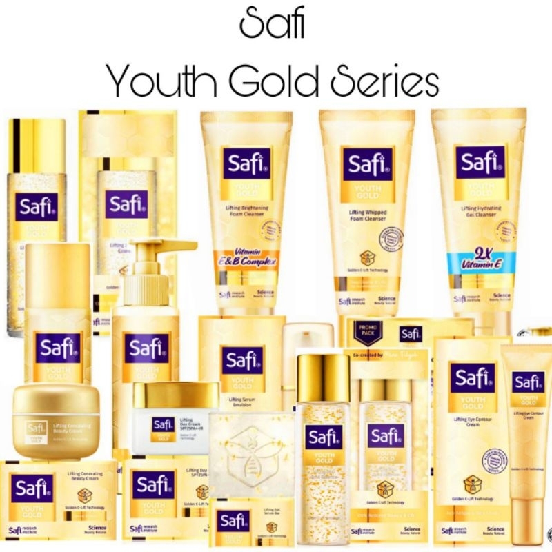 Safi Youth Gold Skin Care Series : Face Wash | Toner | Moisturiser ...