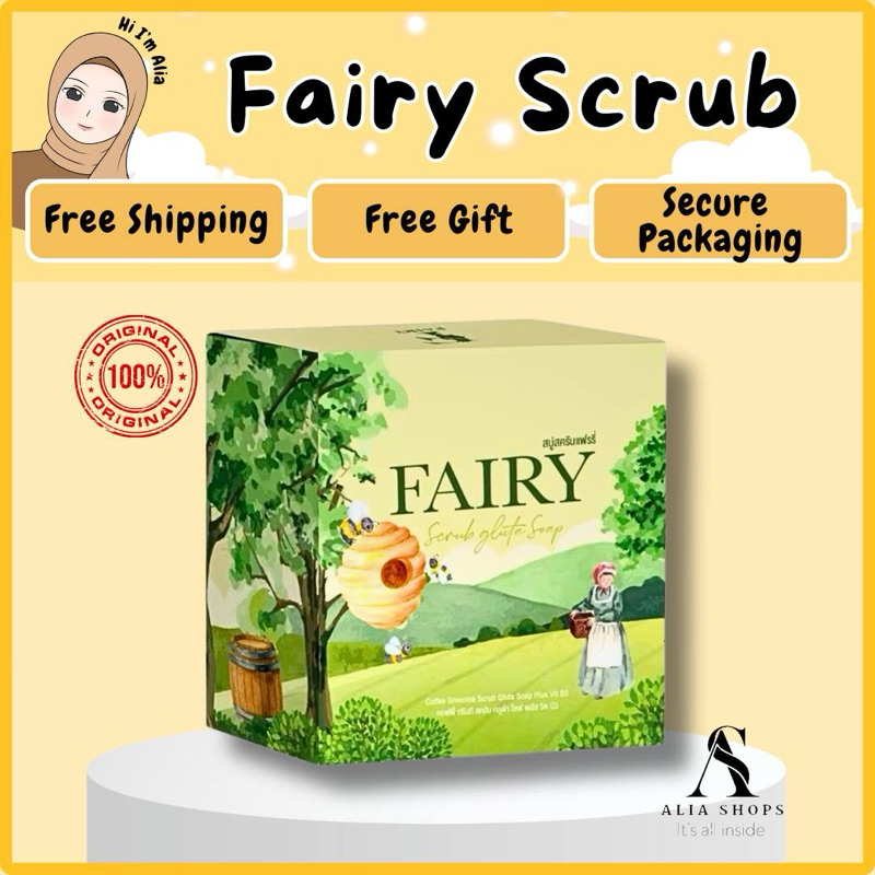 FAIRY SCRUB SOAP BODY | WITH FREEGIFT | Shopee Malaysia