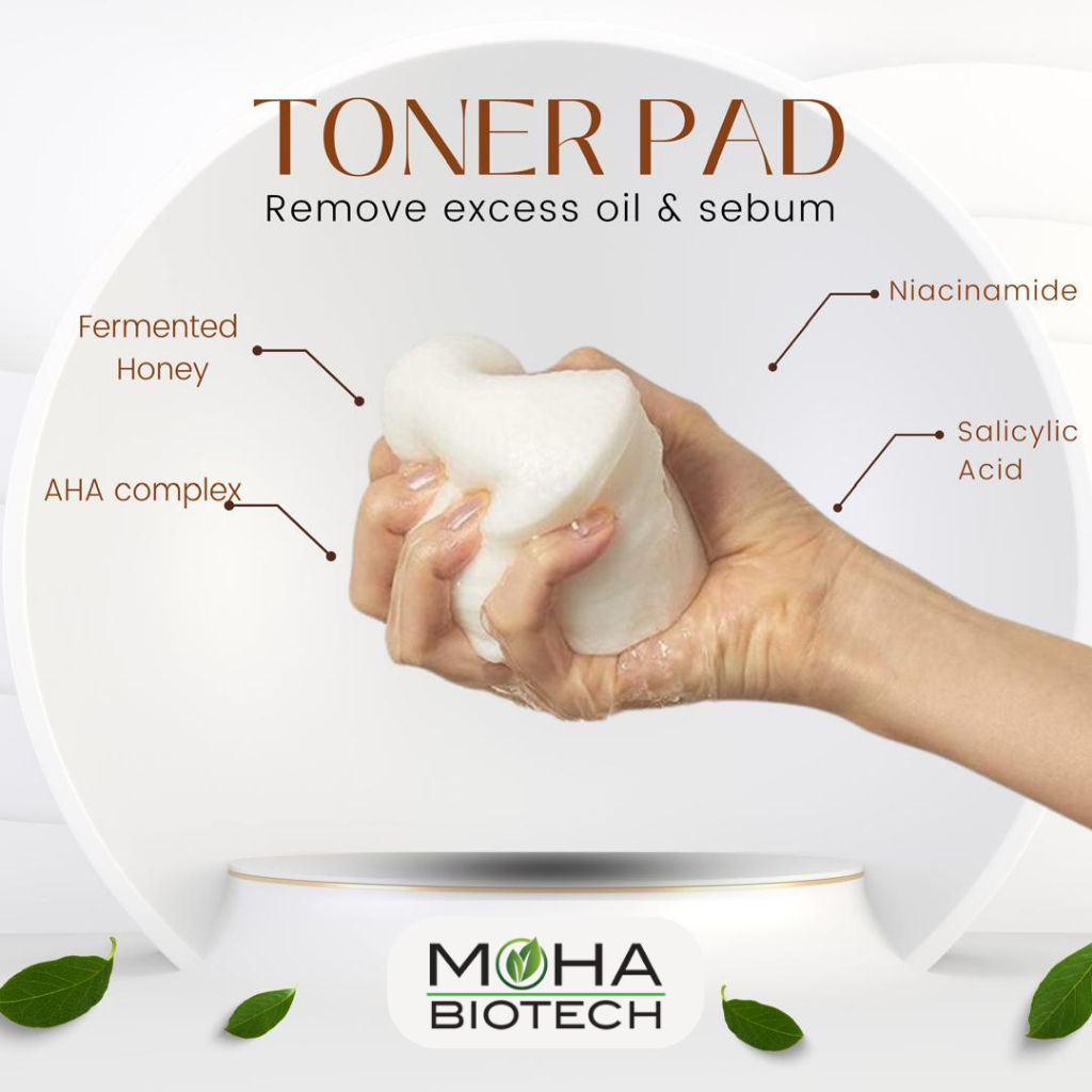 (OEM) Exfoliator Toner Pad - AHA, BHA, HONEY, NIACINAMIDE Un-clogged ...