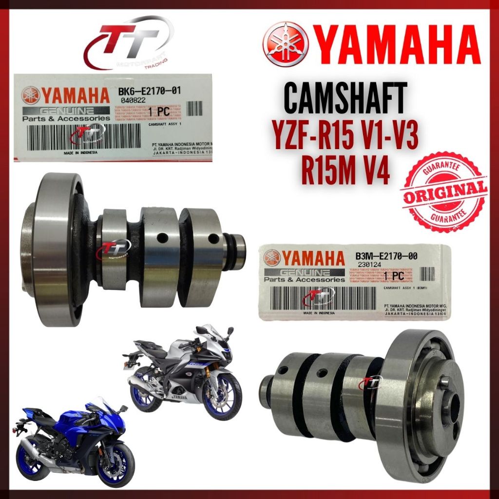 R15 YZF155 VVA R155 V1 V2 V3 V4 Camshaft Assy Cam Shaft Kem Sab Kam Sub B3M-E2170-00 BK6-E2170 ...