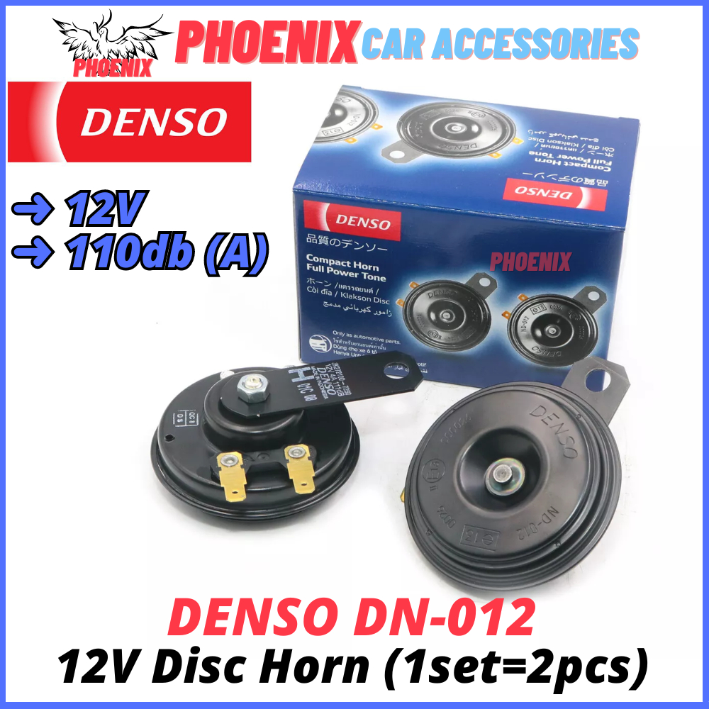 DENSO DN-012 Disc Horn Full Power Tone Car 12V Super Loud Siren Kereta PERODUA PROTON HONDA ...