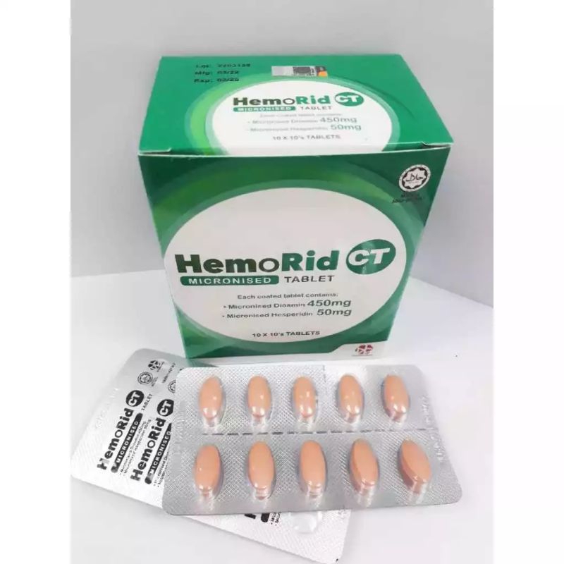 HEMORID CT MICRONISED TABLET 10's (strip) | Shopee Malaysia