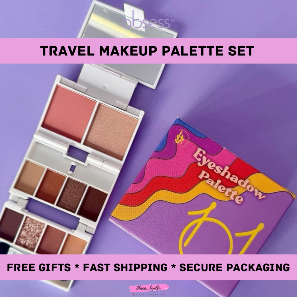 [READY STOCK] EYESHADOW PALETTE SET TRAVEL EDITION OBSESS COSMETICS ...