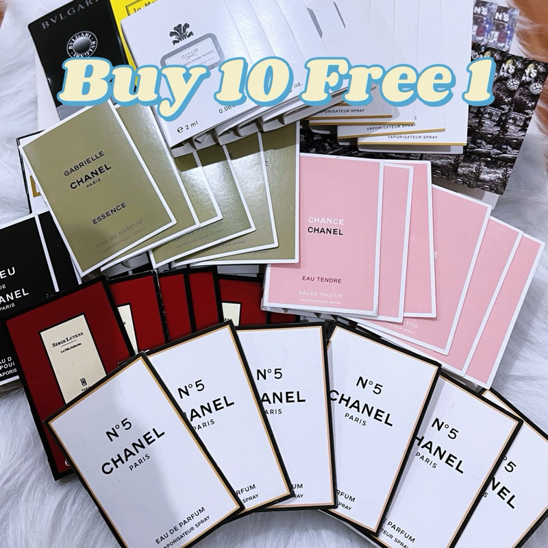 Branded Perfume Tester Mini Sample Test Tube Fragrance For Him Her ...