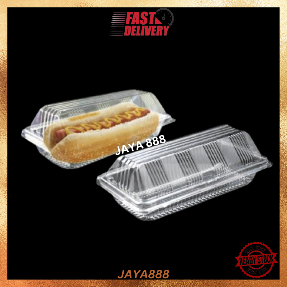 5OPcs / Plastic Tray with Lock Bakery Disposable Clear Food Box - Hot ...