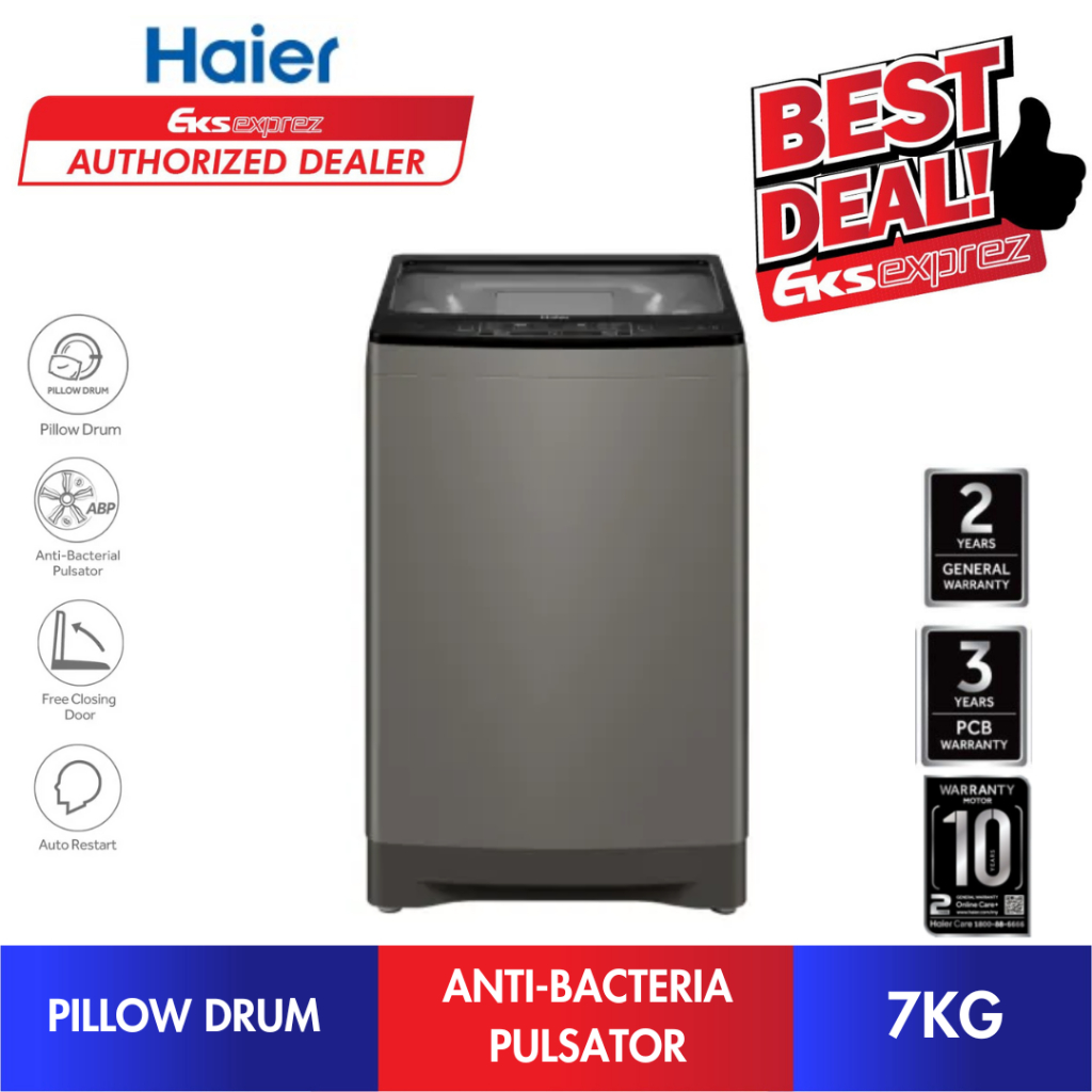HAIER 14KG Top Load Washing Machines HWM140-826S5 | Hijab Mode | Pillow ...