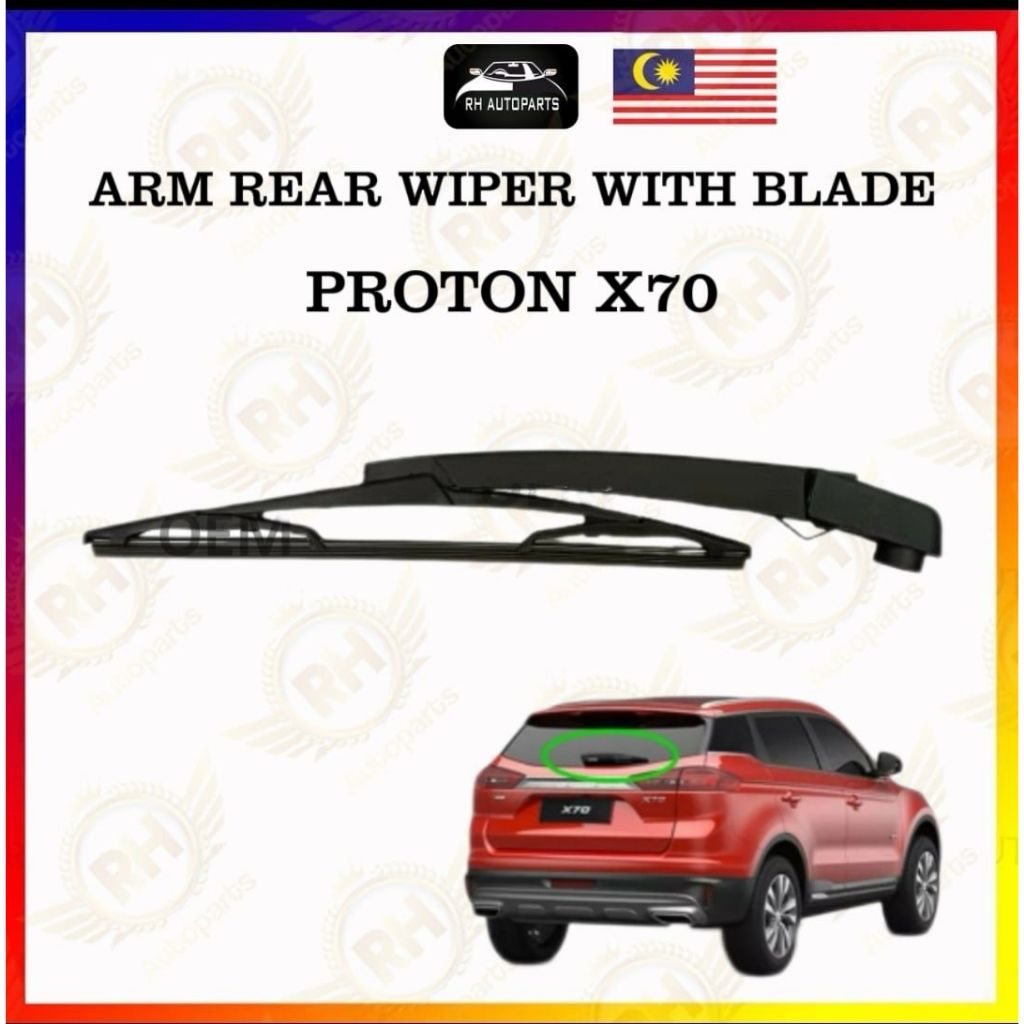 Proton X70 Rear Wiper Arm With Blade Windscreen Cermin Belakang 12 ...