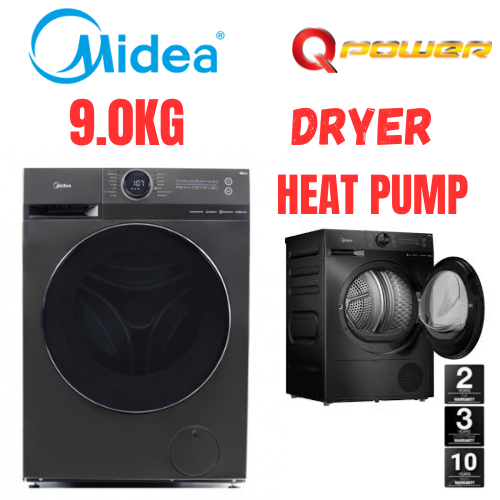 (FAST SHIPPING ) Midea 8.0KG /9.0KG/10KG Heat Pump Dryer /Condenser MD ...