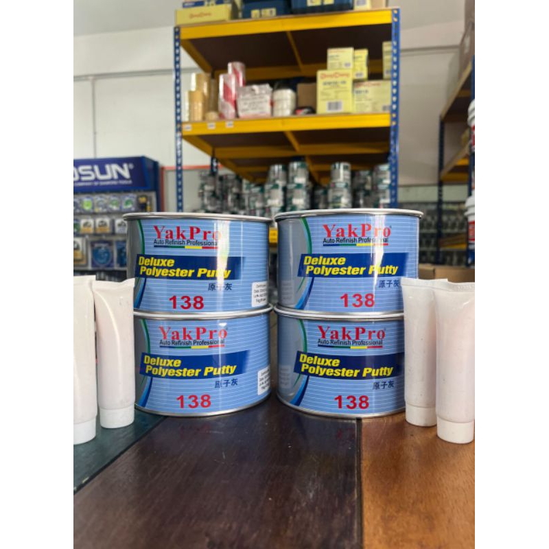 1KG Yak Pro Deluxe Polyester Putty with Hardener (Simen Body Kenderaan) | Shopee Malaysia