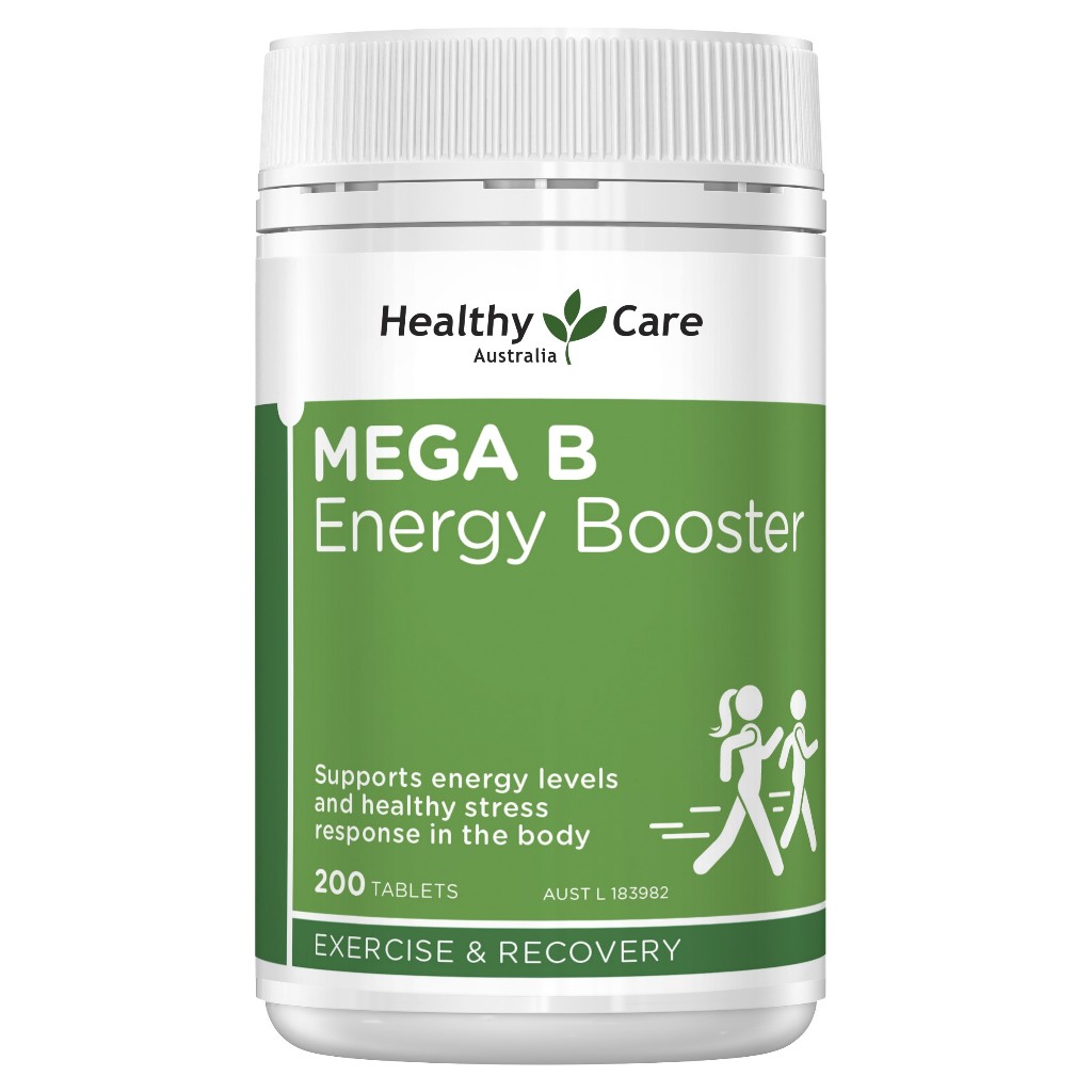 (Expiry JAN 2027) Healthy Care Mega B Energy Booster - 200 Tablets ...