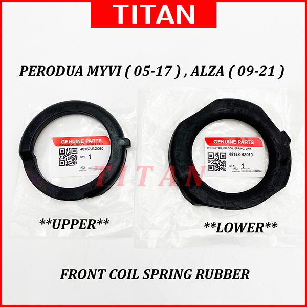 100% Original Front Coil Spring Rubber Upper & Lower Perodua Myvi ...