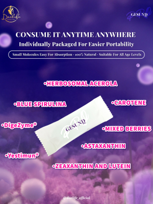 DAELIFE Gesund PRO| Mixed berries | Eye care | 30 Sachets | Health Care ...