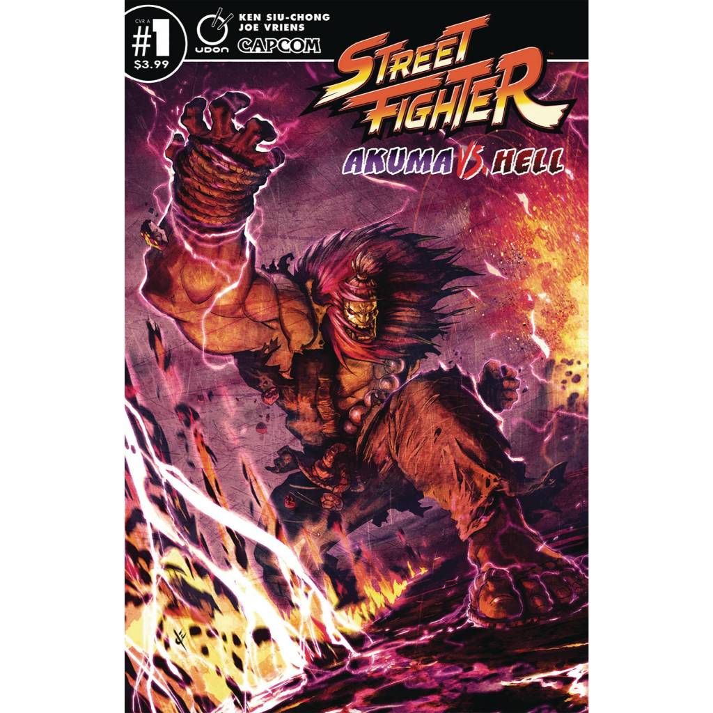 STREET FIGHTER AKUMA VS HELL ONE SHOT CAPCOM UDON COMICS DARKSTALKERS ...
