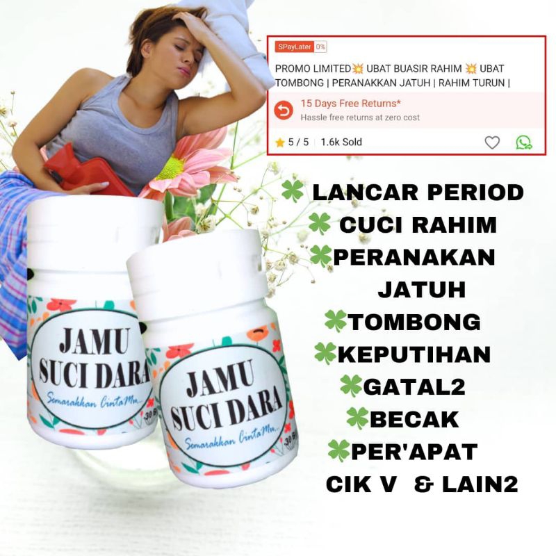 PROMO LIMITED💥 UBAT BUASIR RAHIM 💥 UBAT TOMBONG | PERANAKKAN JATUH ...