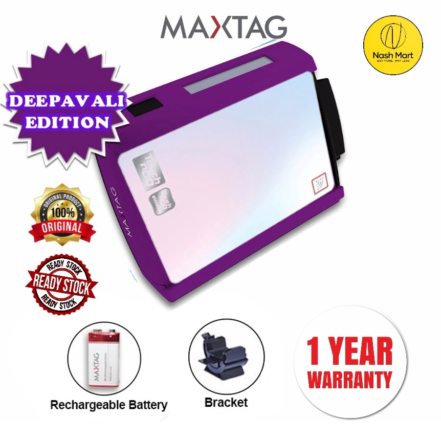 (READY STOCK) ORIGINAL MaxTag Touch n Go for SmartTag Toll DEEPAVALI ...