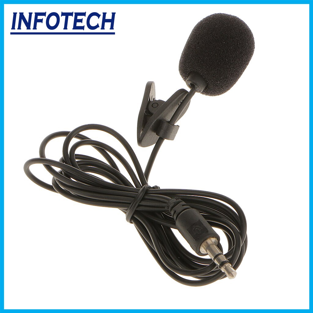 infotech imc-001 Mini 3.5mm Clip Microphone (READY STOCK) | Shopee Malaysia