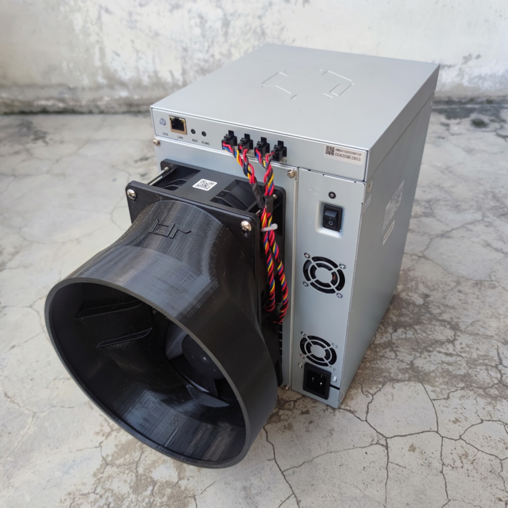 8" Miner Shroud for K7, E9, D9, KA3, KS3, L7, S19, S17, S21, T21, T17, Z11, S15, 1246, 1166 ...