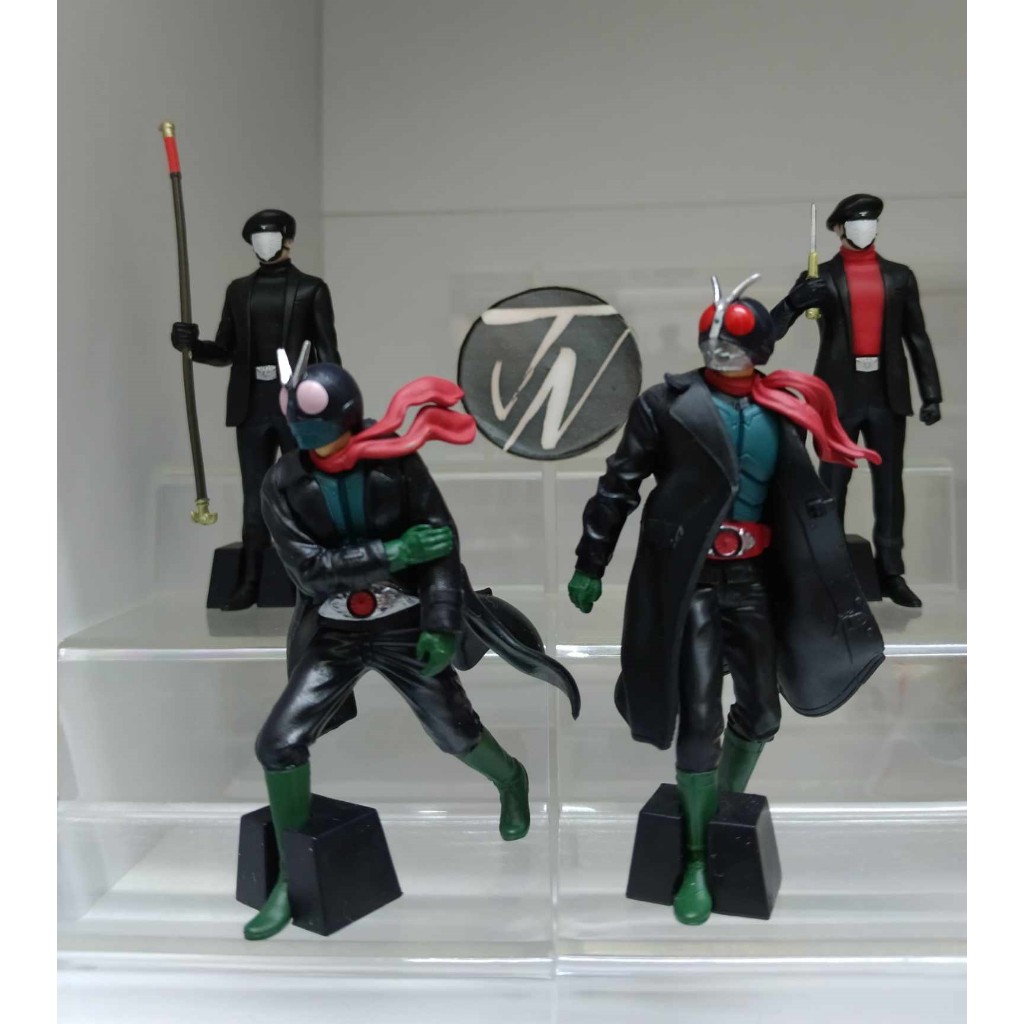 Bandai Gashapon HG Kamen Rider Shin Kamen Rider & Shocker (Set of 4 ...