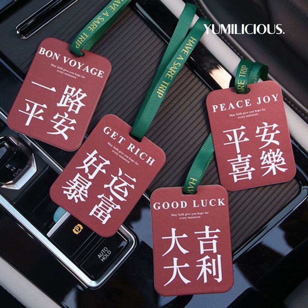 YUMILICIOUS Car Fragrance Tablets Good Luck Car Accessories Light ...