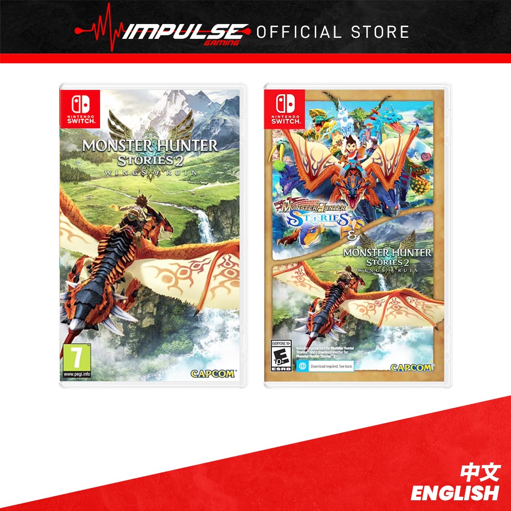 NSW Nintendo Switch Monster Hunter Stories 2 / Monster Hunter Stories ...