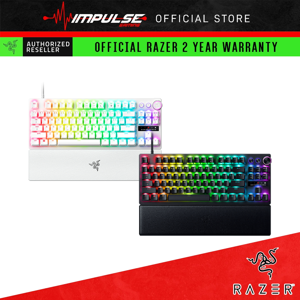 Razer Huntsman V3 Pro TKL Gaming Keyboard: Analog Optical Switches w ...