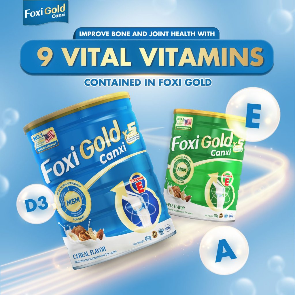 Foxi Gold Calcium bone and joint milk powder imported from America, Nut ...