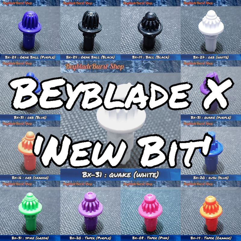 Beyblade X Bit Quake Spike Taper High Taper Orb Ball Gear Ball | Shopee ...