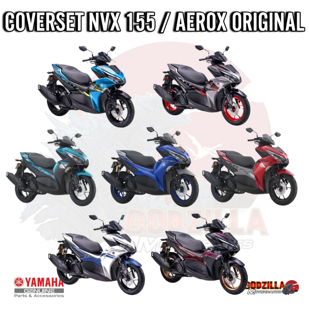 COVERSET YAMAHA NVX 155 V2 / AEROX 2023 ORIGINAL HLY BDL-F0000-00-PH ...