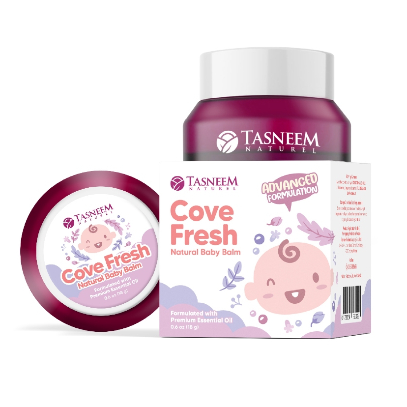Tasneem Naturel Cove Fresh Rub Balm (18g) For Cough And Flu Sesuai Bayi ...