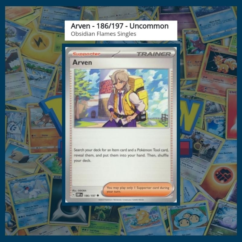 Pokemon TCG : Arven 186/197 - Obsidian Flames Singles | Shopee Malaysia