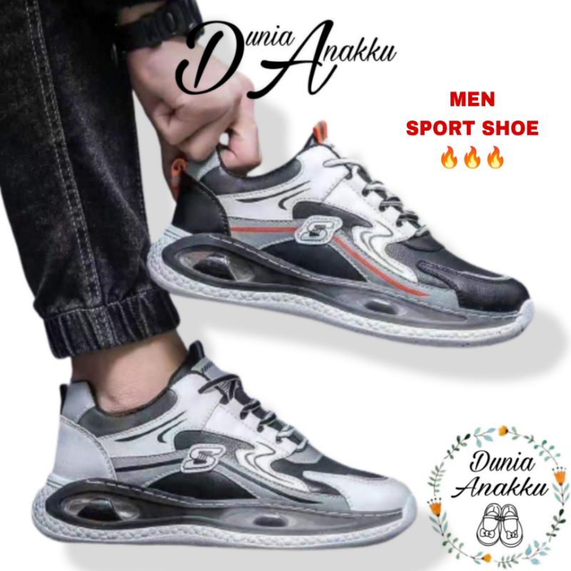 KASUT SUKAN LELAKI SPORT SHOES MEN RUNNING SHOES COMFORTABLE DAILY WEAR ...