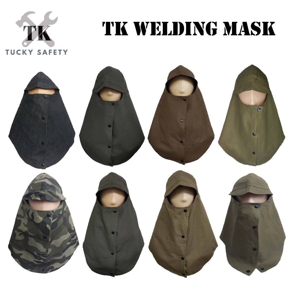 ( SIZE S-XL ) [ 8 COLOUR ] TK WELDING MASK / WELDING CAP / TOPI WELDER ...