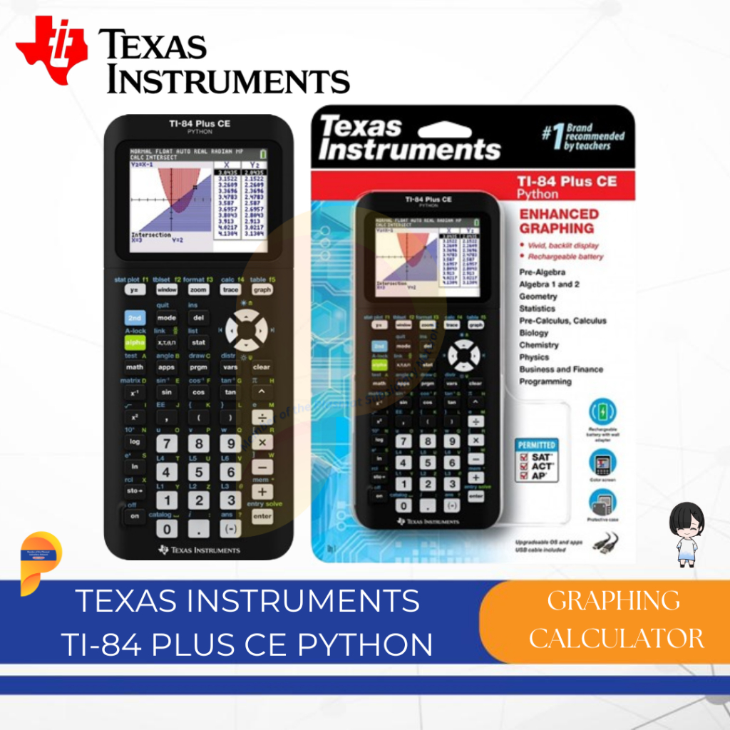 Texas Instruments TI-84 Plus CE Python Graphing Calculator | Shopee ...