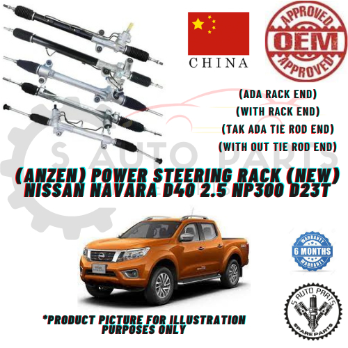 NISSAN NAVARA D40 2.5 NP300 D23T POWER STEERING GEAR RACK -BRAND 100% ...