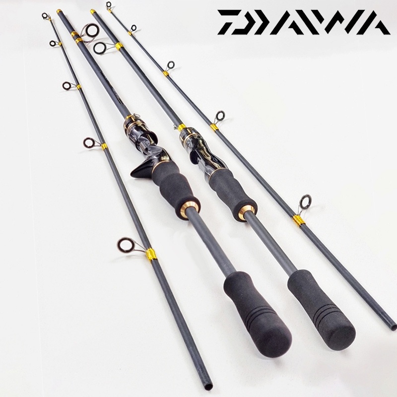 DAIWA Spinning/Casting Fishing Rod M Power Portable Ultralight Fishing Rod For Freshwater ...