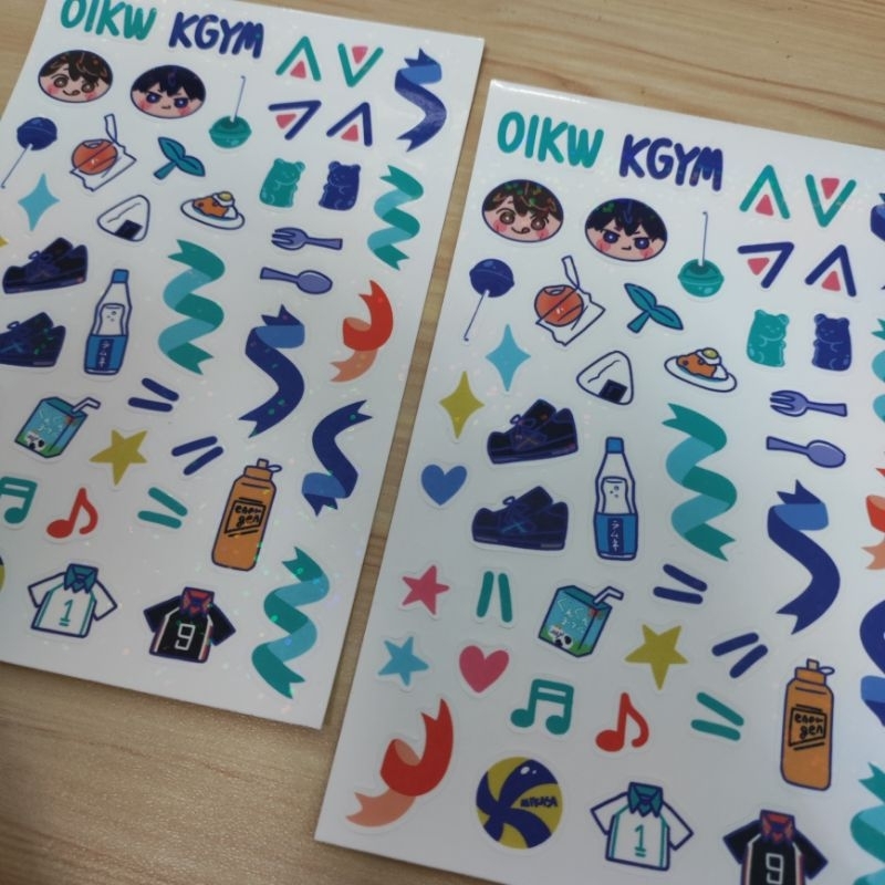 [Ready Stock] Haikyuu Fanart Sticker Sheet | Shopee Malaysia