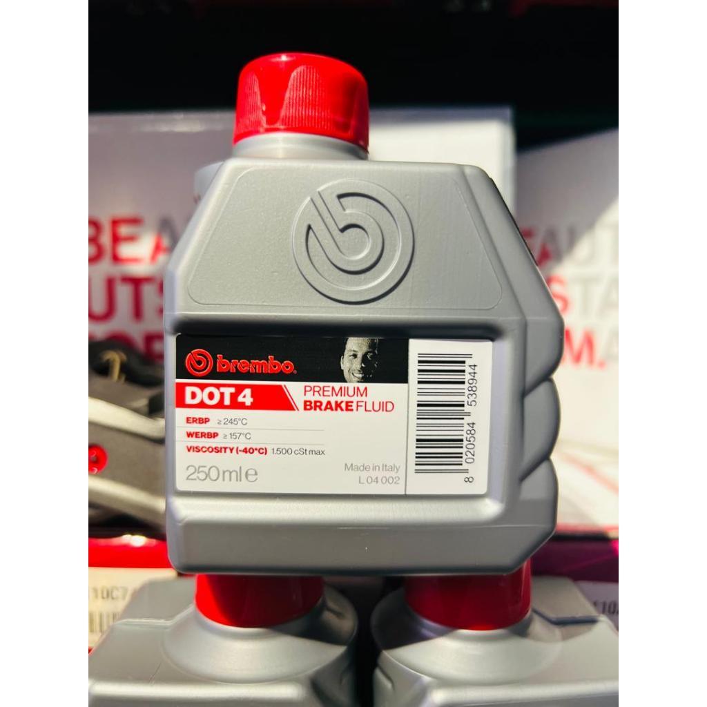 Original Brembo Brake Oil Fluid Dot4 250ML Minyak Brek Universal Xmax ...