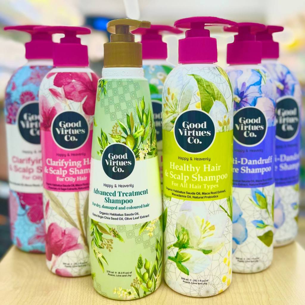 [Original] Good Virtues Co. Haircare Shampoo 300ML/700ML/275ML | Shopee ...