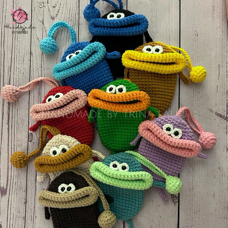 Crochet Monster Keycase [READY STOCK] | Shopee Malaysia