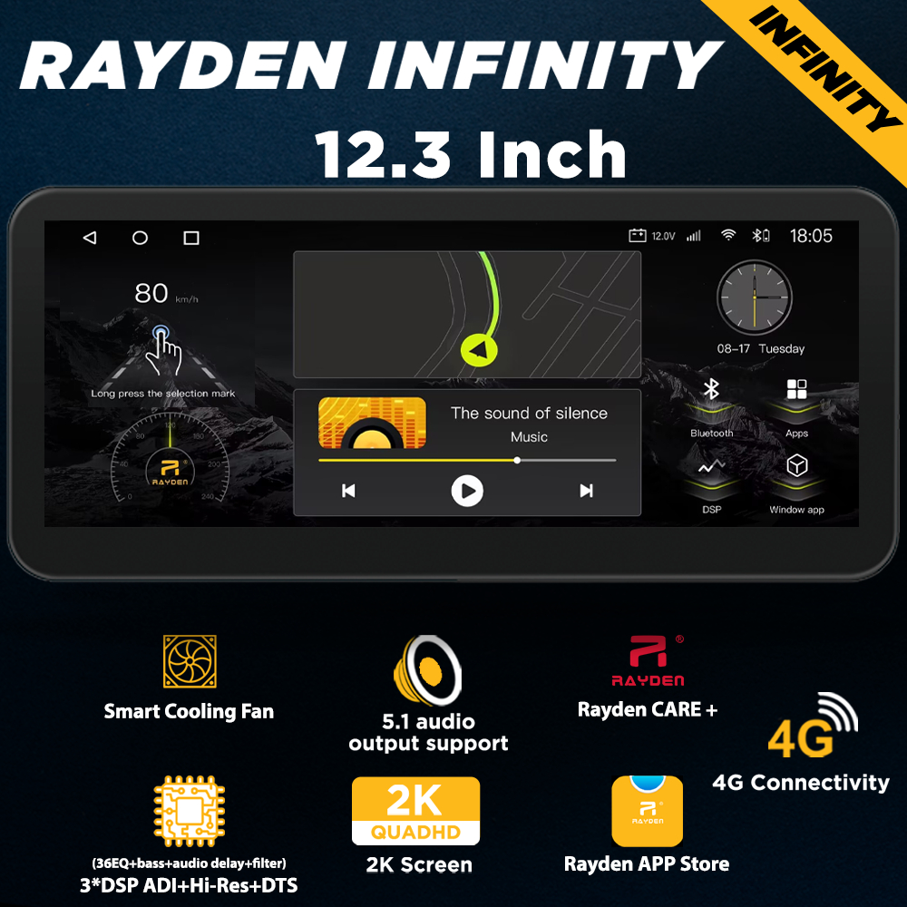 Rayden Infinity 12.3 INCH Android player | Shopee Malaysia