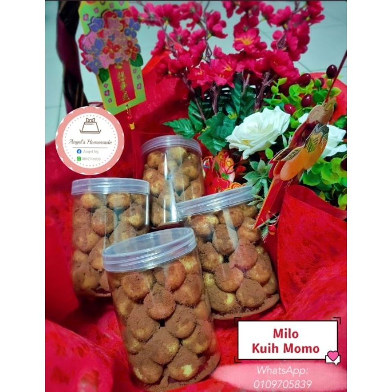 Milo Kuih Momo/ Makmur Milo / Milo Snowball Cookies/ CNY Cookies/Biskut ...