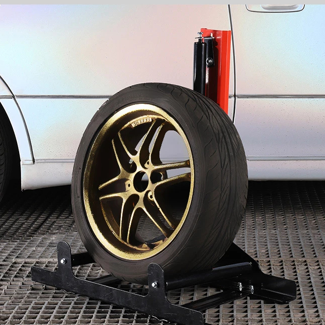Car Repair Rolling Wheel Stand 360° Tire Wheel Detailing System ...