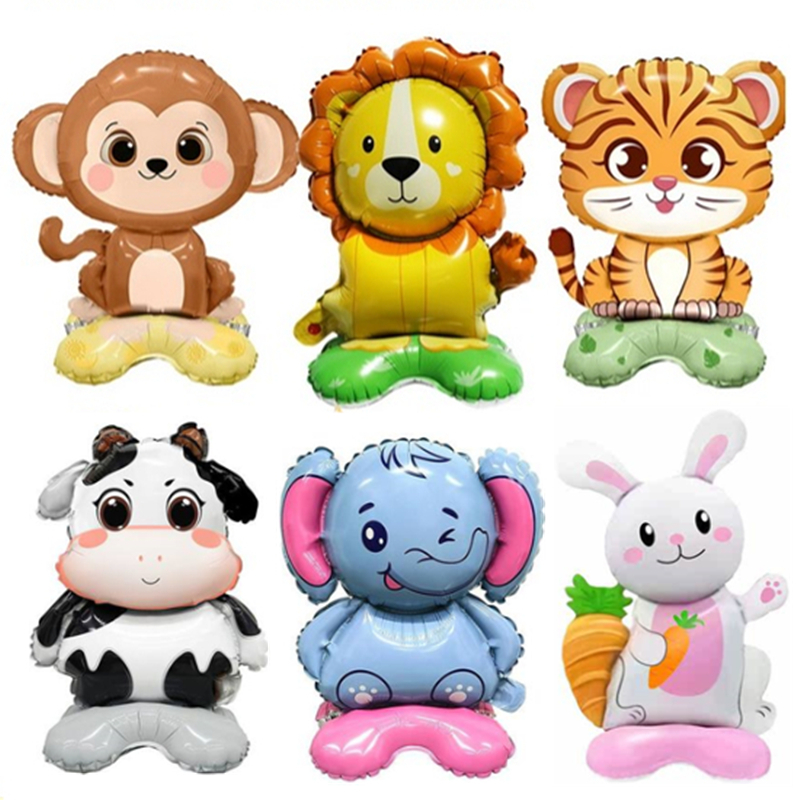 [Msia Ready Stock] 3D Standing Animal Foil Balloon Birthday Party ...