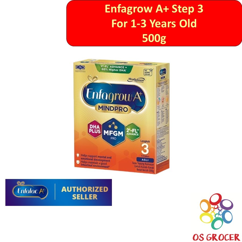 Enfagrow A+ Step 3 Original / Vanilla Flavour 500g | Shopee Malaysia
