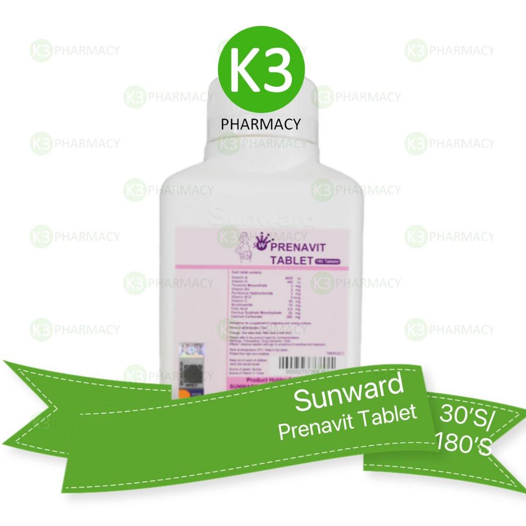 Sunward Prenavit Tablet (30'S / 180'S) | Shopee Malaysia